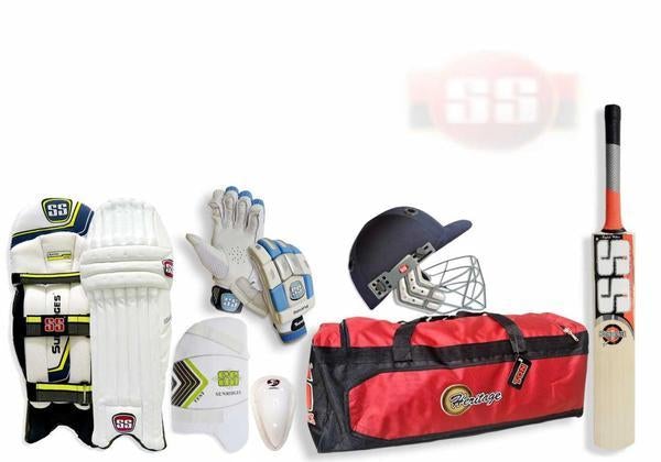 Buy SS Mid Price Range Complete Batsman Cricket Kit Package